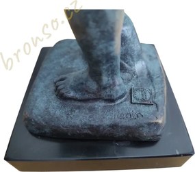 Adam – bronzová socha Rodin, stvoření člověka – umělecká dekorace