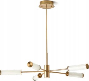 Aromas Závěsná lampa Ison C1298/5/ORO zlatá 116 cm