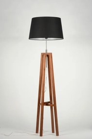 Stojací designová lampa Paola Nero and Brown