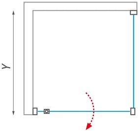 Roth Pevná boční stěna PXBN pro kombinaci s dveřmi Varianta: šířka: 100 cm, orientace: Uni - (PXBN 1000 - 527-1000000-00-15), Barva profilů a typ výplně: profily: brillant, výplň: Satinato