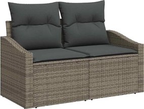 Set pohovek 9 ks Šedá polyratan 3346659