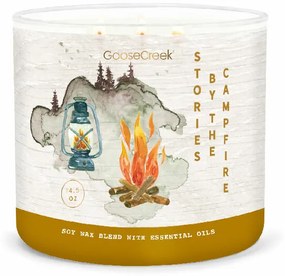 Svíčka WILDERNESS 0,41 KG STORIES BY THE CAMPFIRE, aromatická v dóze, 3 knoty|Goose Creek