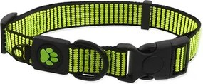 ACTIVE DOG Obojek Strong M limetka / Pro psy / Nylonový / 2x34-49 cm