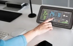 Orava Meteo-1 černá / Meteorologická stanice