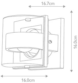 Elstead FRIDA-S - Venkovní nástěnné svítidlo FRIDA 1xE27/60W/230V IP54