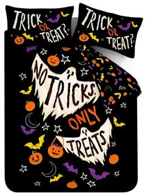 Černé povlečení na jednolůžko 135x200 cm Halloween Trick or Treat – Catherine Lansfield