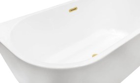 Besco Vica New vana volně stojící 150 x 80 cm sifon chrom akrylát barva bílá VANVIC150N Koupelny Bernold