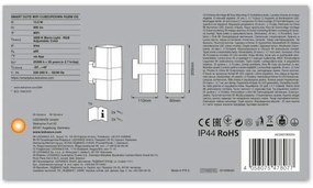 Ledvance - LED RGBW Venkovní svítidlo SMART+ CUBE LED/13,5W/230V IP44 Wi-Fi