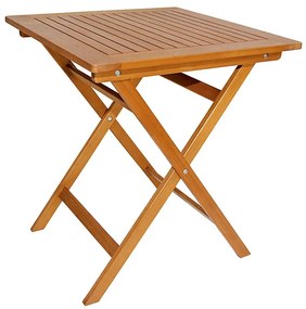 Sunfun Diana Balkonový stůl sklopný, 65 × 65 × 74 cm, dřevo z eukalyptu