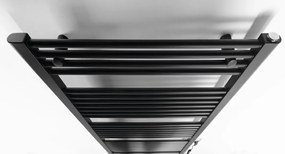 Aqualine Aqualine, DIRECT-E elektrické topné těleso, rovné, 600x1680 mm, 800 W, černá, ILE66TB