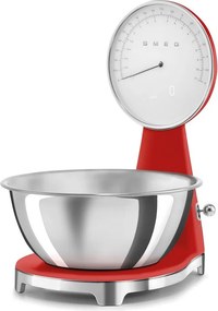 Červená plastová digitální kuchyňská váha – SMEG