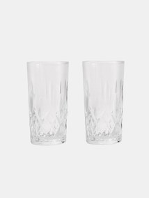 Sinsay - Sklenice s reliéfním vzorem 2 pack - clear
