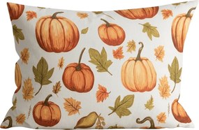 Povlak na polštář z mikrovlákna AUTUMN PUMPKINS 70x90 cm, barevný