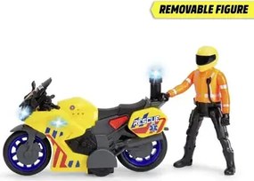 Dickie Záchranářský motocykl 17 cm s jezdcem / od 3 let