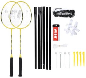 Sada raket na badminton WISH Alumtec 4466, žlutá