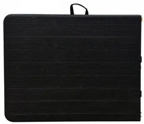 Campingový stůl černý 180x74 skládací s madlem pro snadné přenášení AZ-K1003 BK