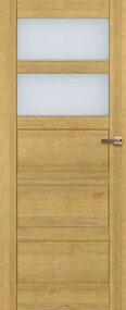 Interiérové dveře vasco doors BRAGA model 3 Průchozí rozměr: 80 x 197 cm, Orientace dveří: Pravé dveře, Dekor: Dub Viking