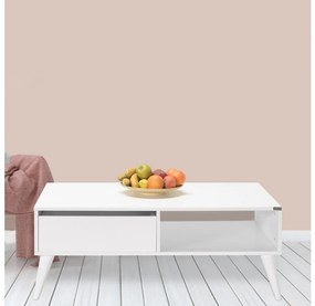 Adore Furniture | Konferenční stolek 42x110 cm bílá | AD0147