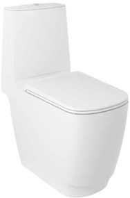Kludi Resa S - WC kombi mísa, spodní odpad, Rimless, Spiralflush, matná bílá 27WCB0253