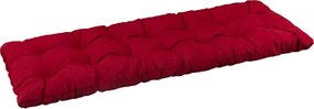 Bellatex Sedák na lavici prošívaný Červená 40x140 cm