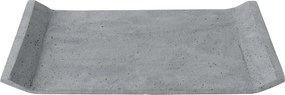 Dekorativní podnos Moon 29 x 39 cm tmavě šedý