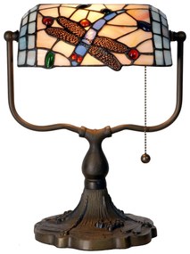 Stolní lampa Tiffany - 27*20*36 cm 1x E27