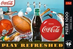 TREFL Puzzle Premium Plus Coca-Cola: Hraj osvěžený / 1000 dílků / 68,3