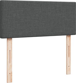 Box spring postel s matrací tmavě šedá 120x190 cm textil 3285821