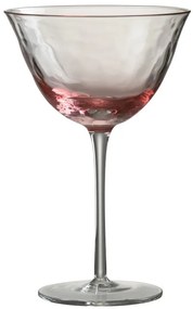 Růžová sklenička na koktejl Verma - Ø 12*18 cm