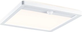 P 94663 LED venkovní panel Lamina vč. pohybové čidlo IP44 hranaté 250x250mm 3000K 14,5W 230V bílá umělá hmota - PAULMANN
