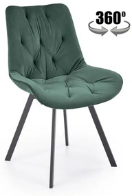 Halmar jídelní židle K519 barevné provedení zelená