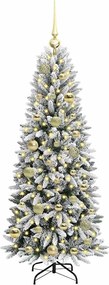Umělý vánoční stromeček Bílá 120 cm PVC, plast, ocel a PE 3396025