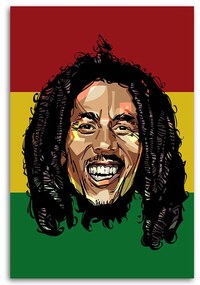 Gario Obraz na plátně Bob Marley Jamajka - Nikita Abakumov Rozměry: 40 x 60 cm
