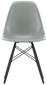 Eames Fiberglass chair DSW černě lakovaný javor sea foam Vitra