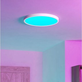 Eglo 901726 -LED RGBW Stm. kou. st. sv. FUEVA-Z LED/17,5W/230V 38,9cm IP44 bílá