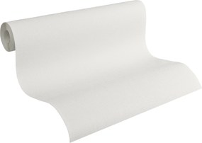 AS Création Přetíratelná strukturní vliesová tapeta (Čárová struktura, bílá, 10,05 x 0,53 m)