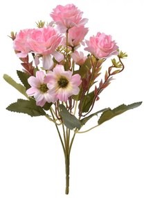 Umělé květiny růžové kopretiny – 29 cm
