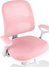 Dětská rostoucí židle Neoseat JUNI 020 — látka, pratelný potah, růžová