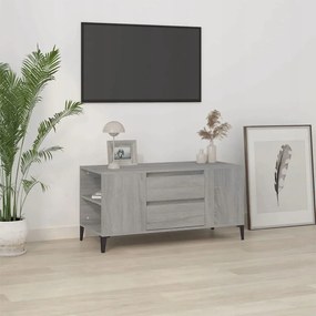 Tv Skříňka Betonově Šedá 102X44,5X50 Cm Kompozitní Dřevo Šedá sonoma