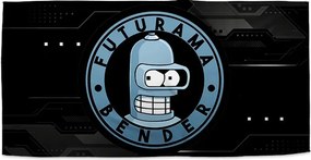 Sablio Ručník Futurama Bender Technology - 50x100 cm