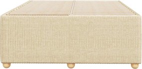 Rám postele bez matrací krémově 120x190 cm textil 3284926