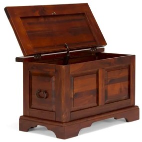 furniture-nabytek.cz - Masivní předsíňová stěna Catello z borovice, lakovaná, hnědá