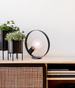 Černá stolní lampa Nexo Ledea pro žárovku E27  - Candellux