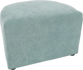 Klubové křeslo s taburetem, mentolová, ROSE