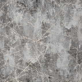 ZATEMŇOVACÍ ZÁVĚS NA KROUŽCÍCH ESTER 140X250 CM VZOROVANÁ
