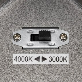 LA 1003439 ENOLA SQUARE L Outdoor, stropní LED svítidlo, antracitové, CCT 3000/4000K - BIG WHITE (SLV)