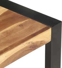 vidaXL Konferenční stolek 110 x 60 x 40 cm hrubé mangovníkové dřevo [321555] Barva: Černá