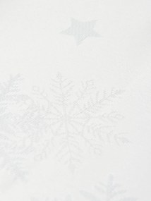 Sinsay - Vánoční běhoun na stůl se sněhovými vločkami - sříbrná