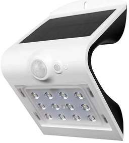 LED Solární nástěnné svítidlo se senzorem LED/1.5W/3,7V IP65 bílá
