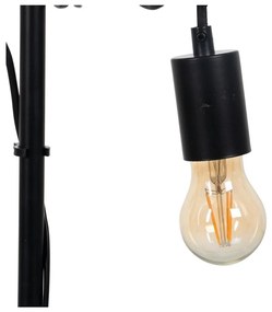 Stolní lampa v černé a přírodní barvě (výška 52 cm) – Ixia